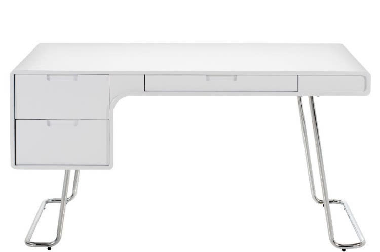 Białe biurko | CzasNaWnętrze